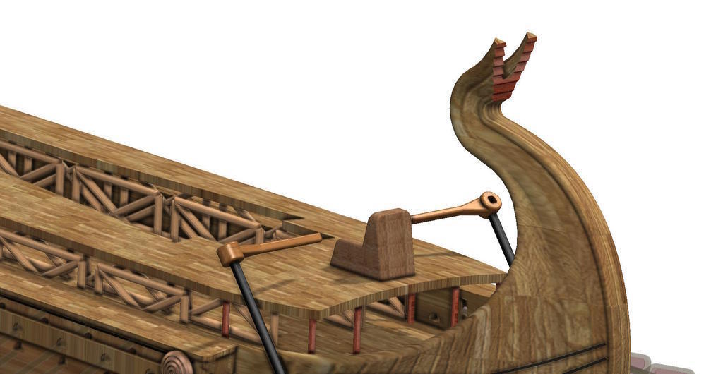 🚢 Roman trireme ship・Free 3D File for ・Cults