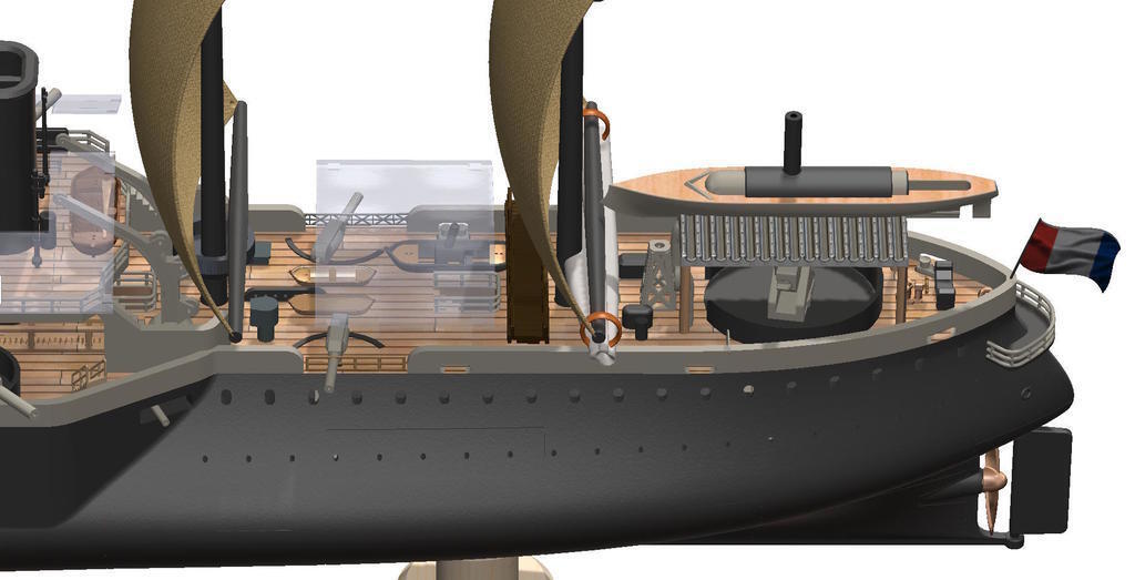 🎲 Redoutable & Devastation Class French Ironclads・Free STL File for 3D ...