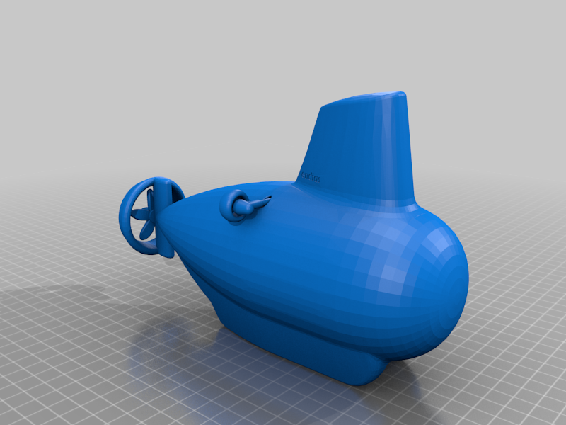 🚁 Alvin Deep Sea Submersible・Free 3D File for ・Cults
