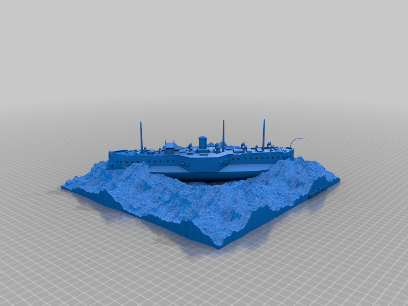 Free 3D file Ottoman Ironclad Warship Feth-i Bülend 🚁 ・Design to ...