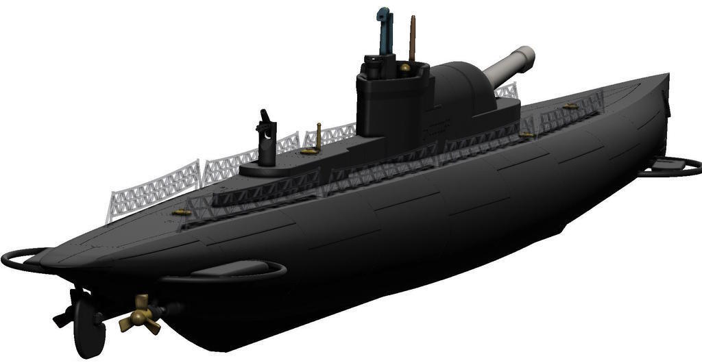 Free 3D file M-Class Submarine 🚁 ・3D printable object to download・Cults
