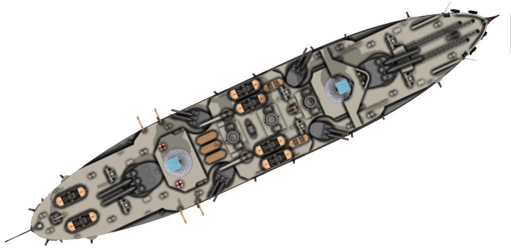 🎨 USS Connecticut BB-18 Battleship・Free 3D File for ・Cults