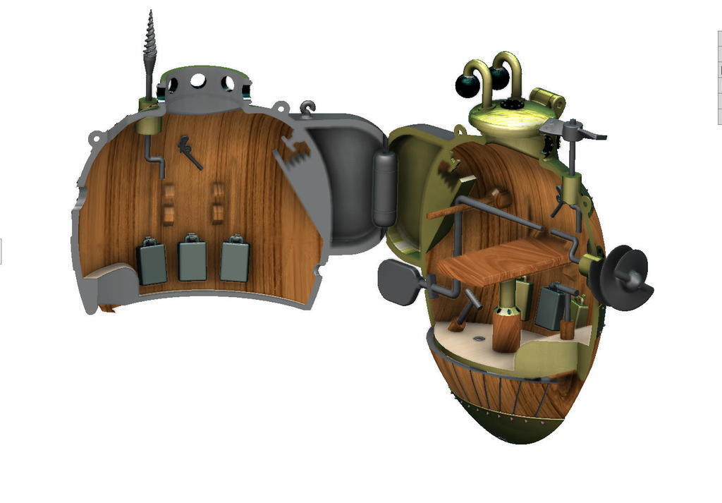 Free 3D file Turtle Submersible by David Bushnell 1975 🐢 ・3D printable ...