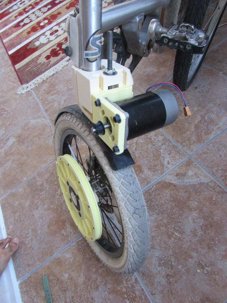 3D printable Strida Bicycle Electric Conversion Kit・Cults