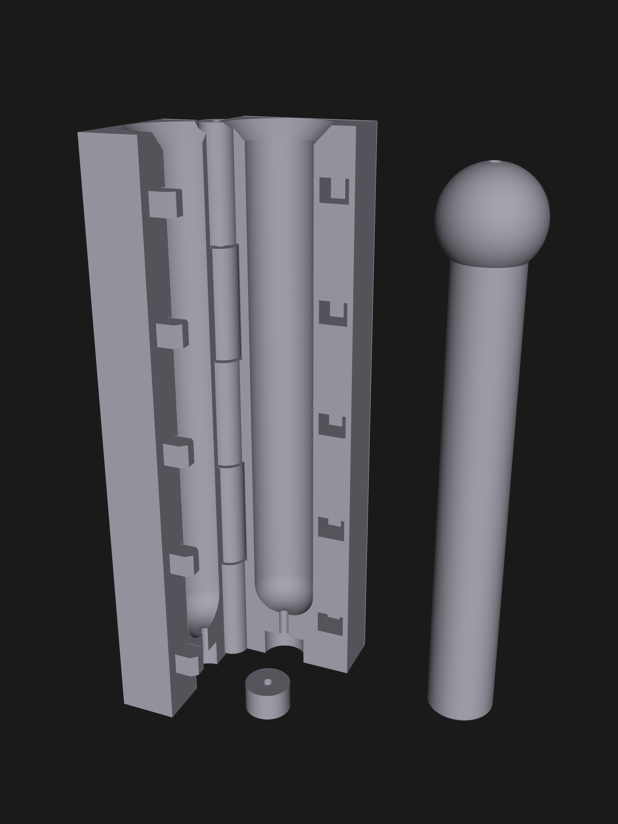 STL file Cannagar Press Mold (12mm | 1/2") 🚬 ・3D printing design to ...