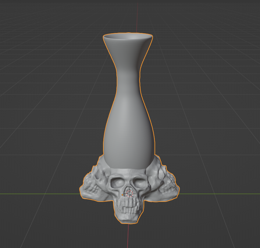 🧛 Vampire Skull Vase・Free 3D File for ・Cults