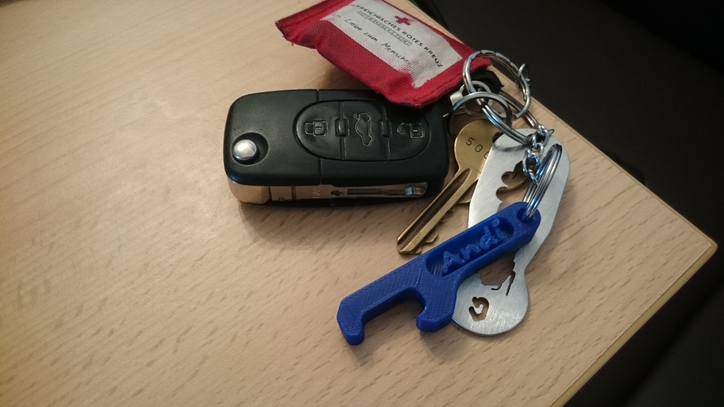 Free 3D file bottle opener_keychain 🍾 ・3D printable object to download ...