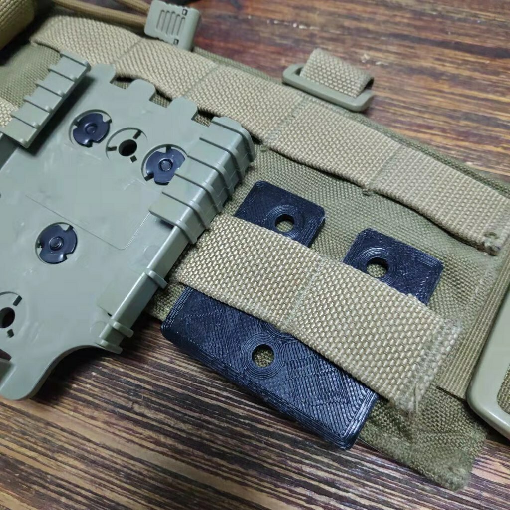🤏 small molle adapter plate for Safariland style holster・Free STL File ...
