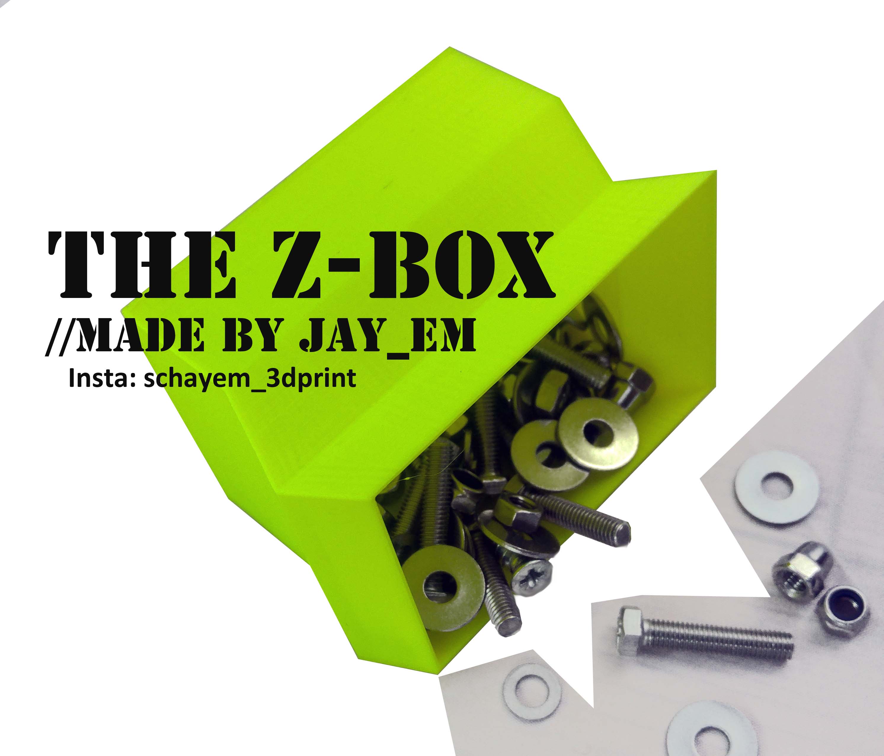 Archivo STL gratuito zBox V1 | Storagebox 🏠 ・Design para impresora 3D ...