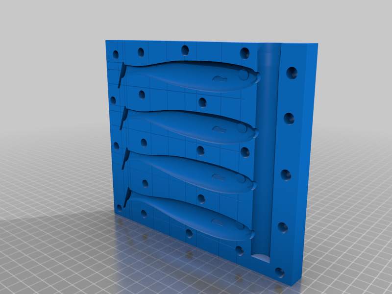 👽 5 Inch Paddle Tail Swimbait・Free 3D File for ・Cults