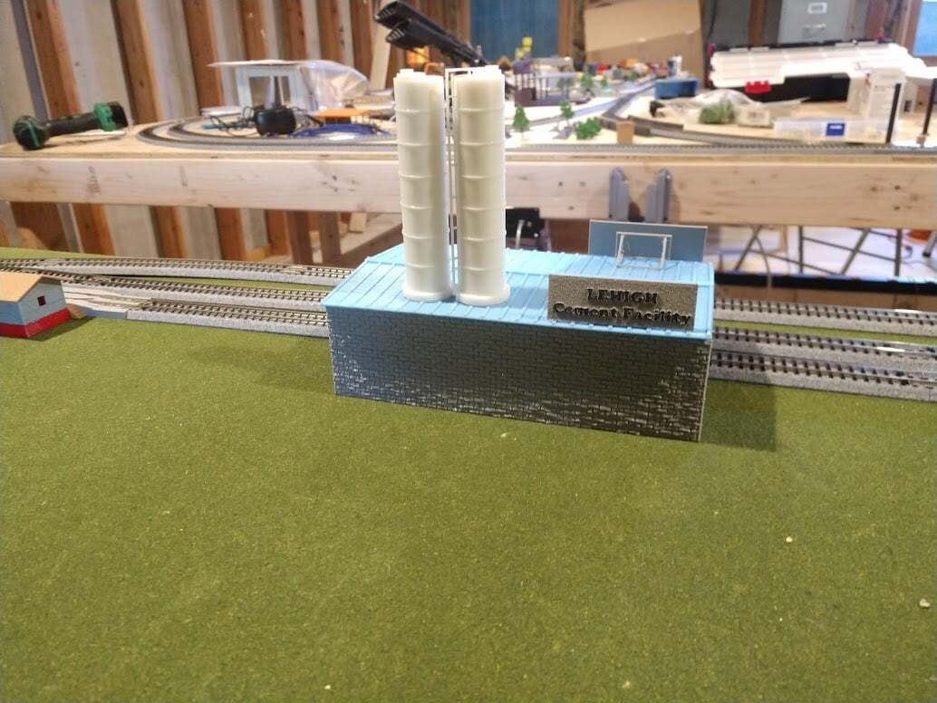 3D printed Cement Facility - N scale building kit (1:160)・Cults