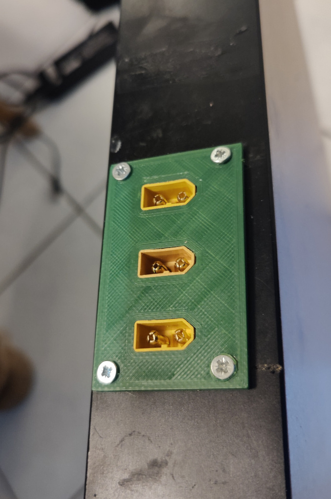 Free 3D file XT60 Triple Panel Mount 🔧 ・Design to download and 3D print ...
