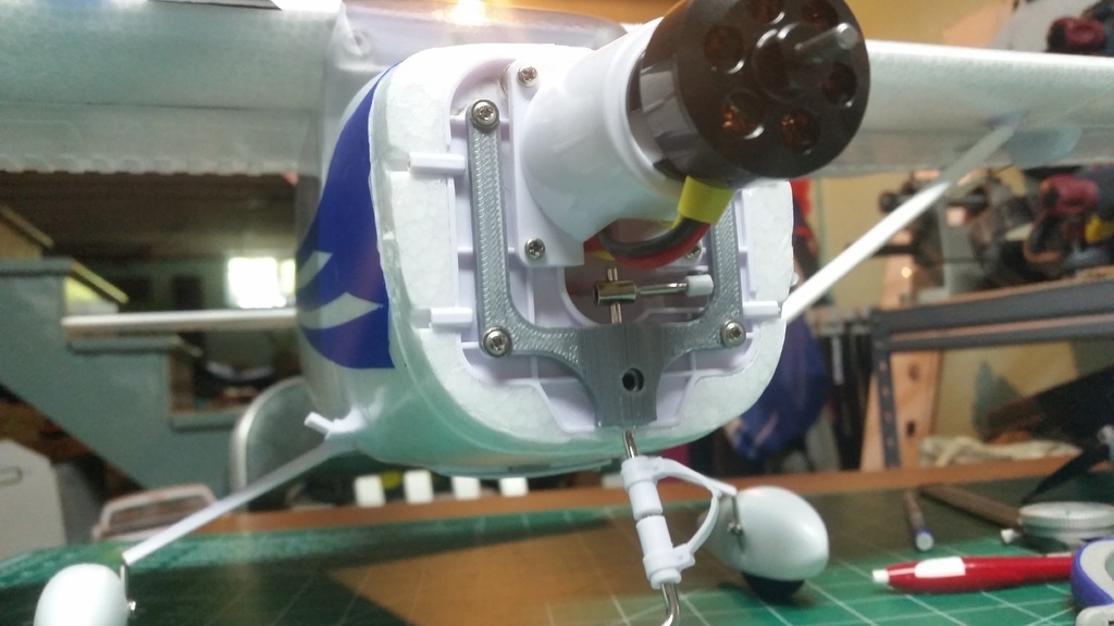 Free 3D file Hobby King Cessna 182 Landing Gear Support 🤴 ・3D printable ...