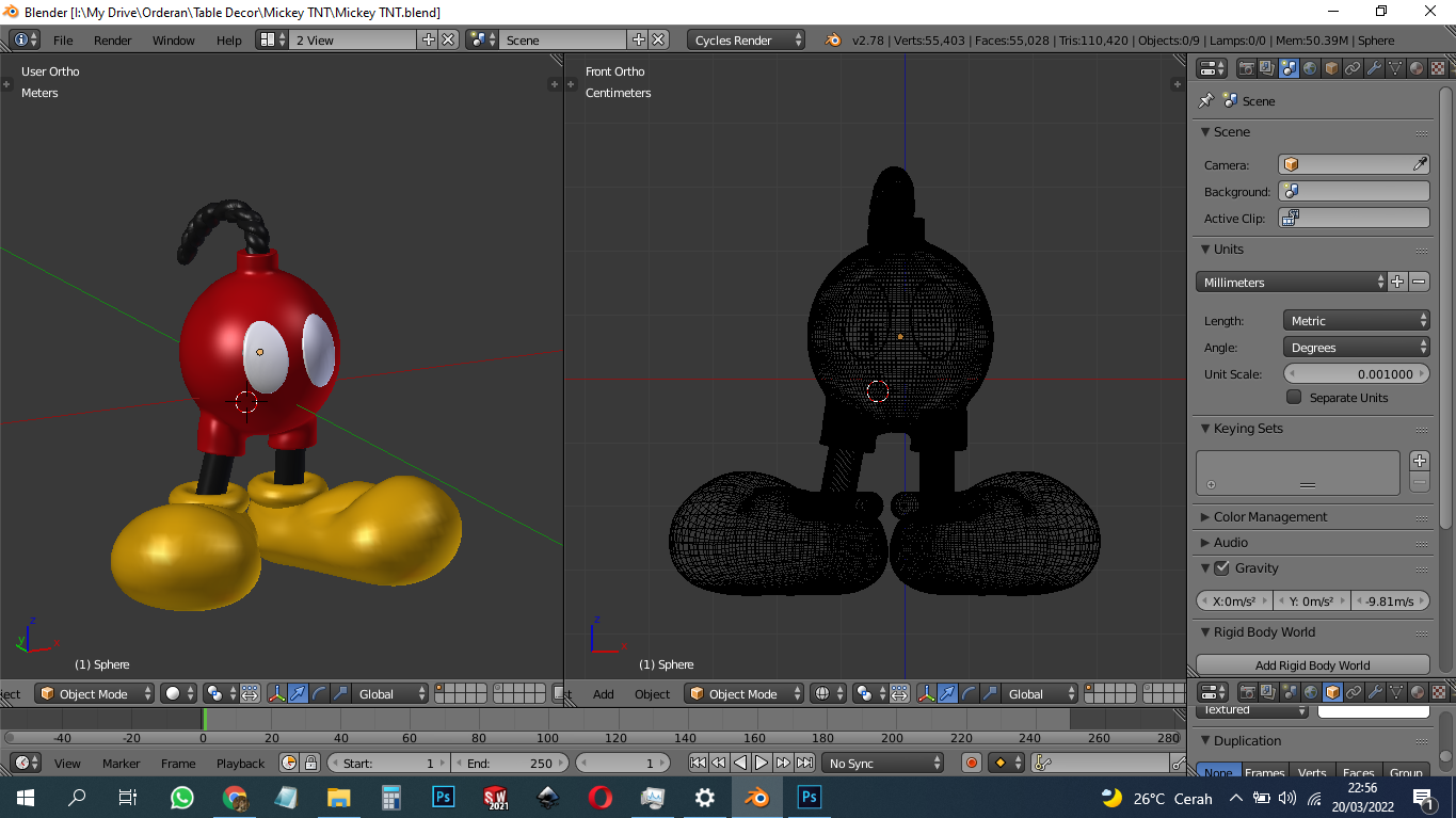 Free STL file Mickey TNT 👽 ・3D printer design to download・Cults
