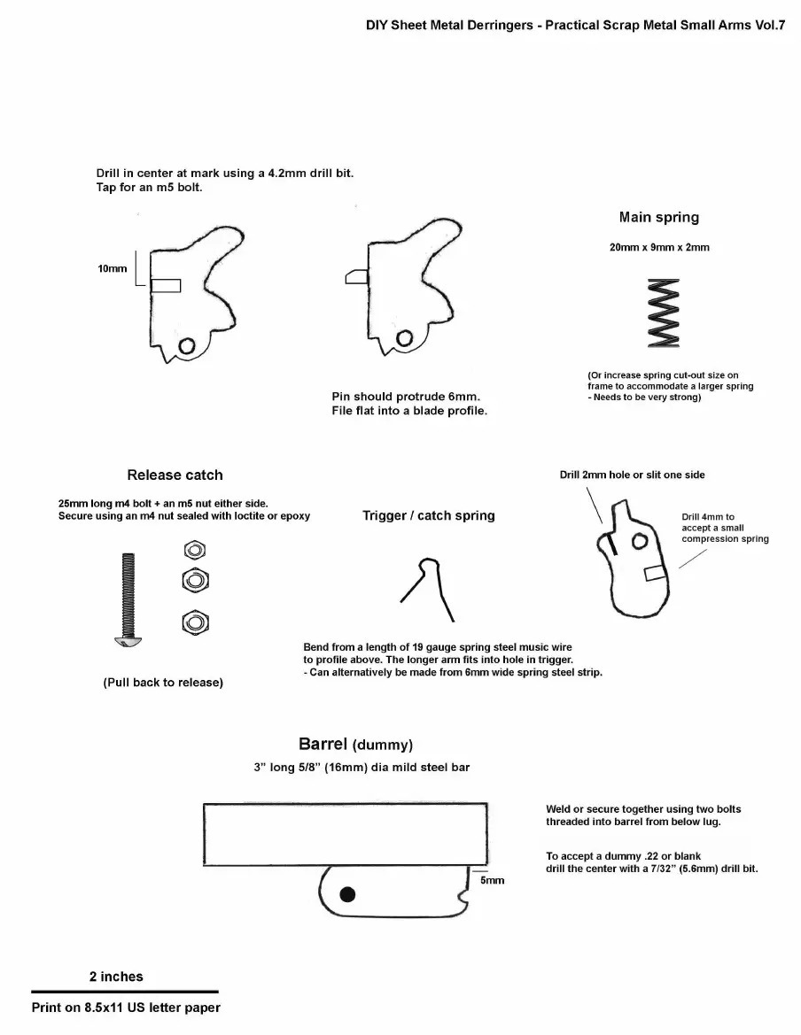 Archivo 3D gratis Derringer 22LR Modelo 1 🧞‍♂️・Plan de la impresora 3D ...