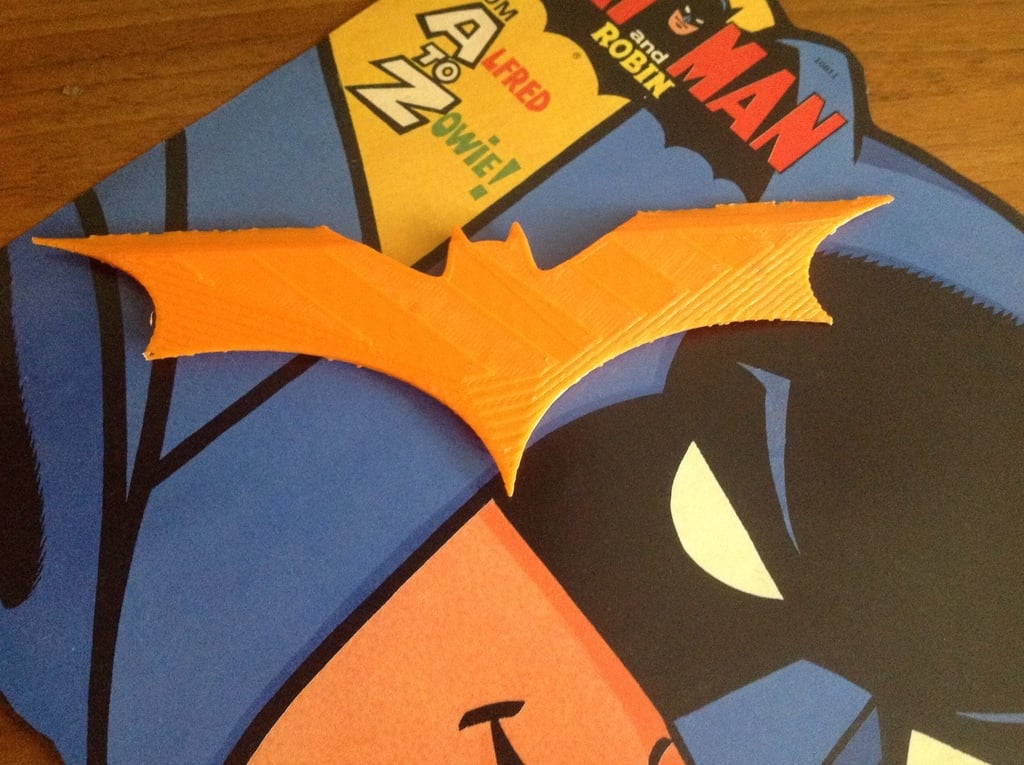 3D printed Dark Knight Rises Batarang・Cults