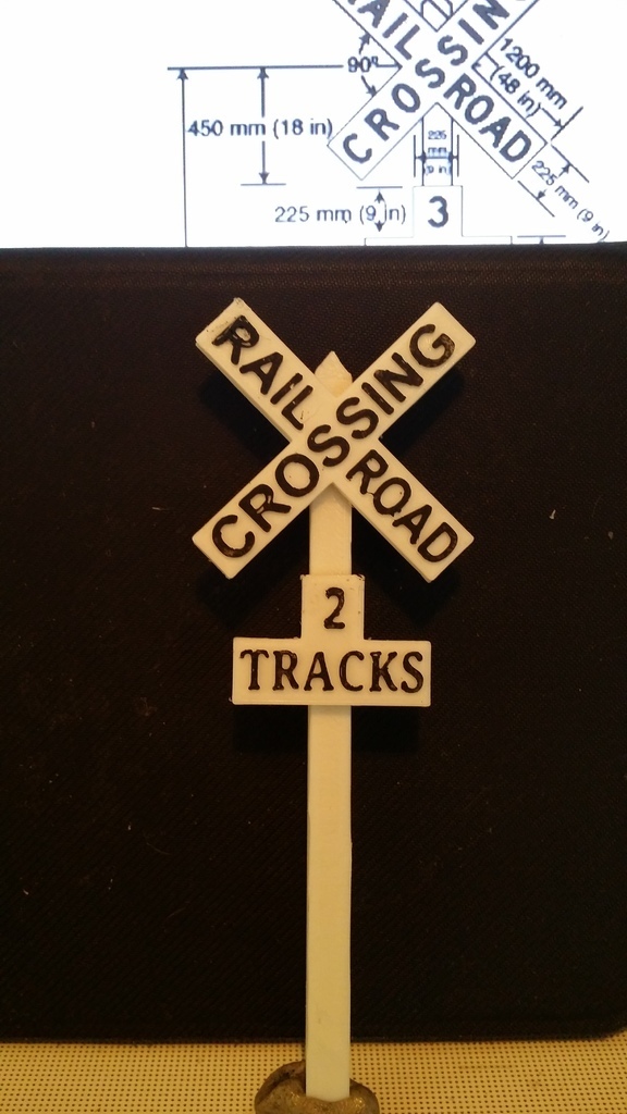 Fichier 3D gratuit Crossbuck à l'échelle G 👽・Design imprimable en 3D à ...