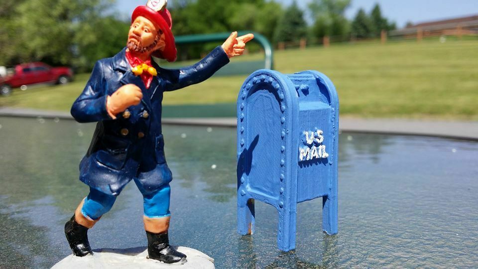 Free 3D file G Scale Mail Dropbox 1:29 🎭・3D print design to download・Cults