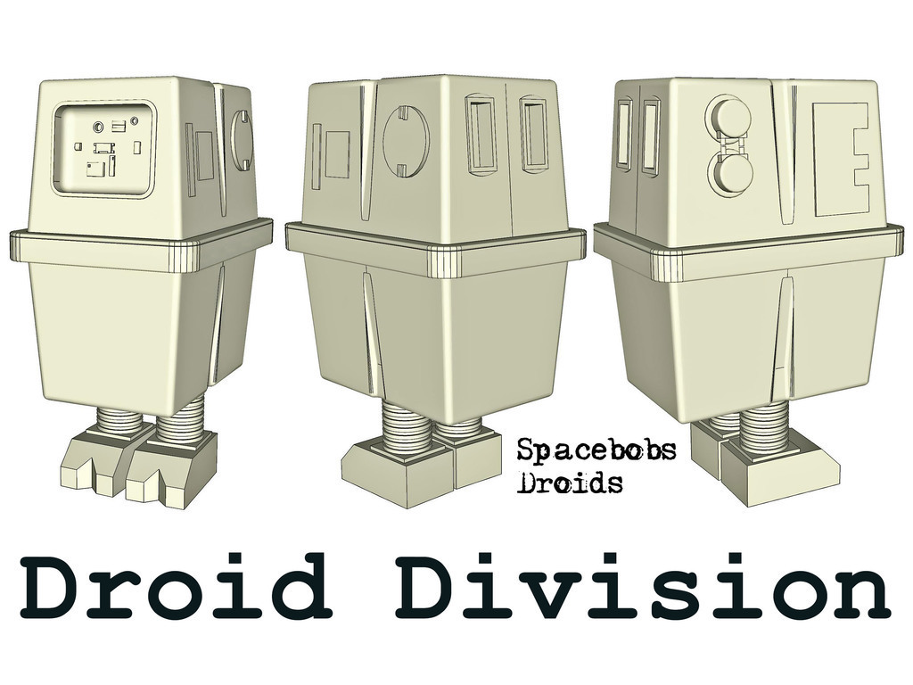 🤖 DroidDivision Gonk Droid・Free 3D File for ・Cults