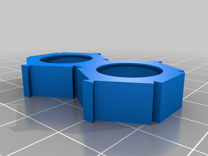 Archivo 3D gratuito Soporte hexagonal para pilas 18650. 🔧 ・Objeto imprimible en 3D para ...