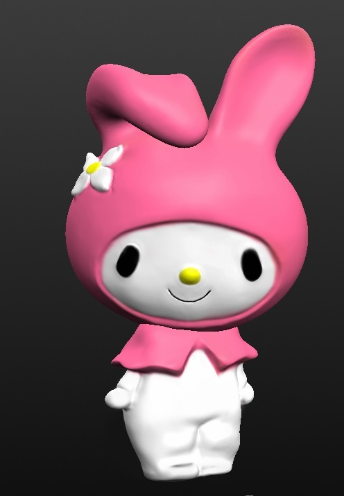 🐇 My melody・Free STL File for ・Cults
