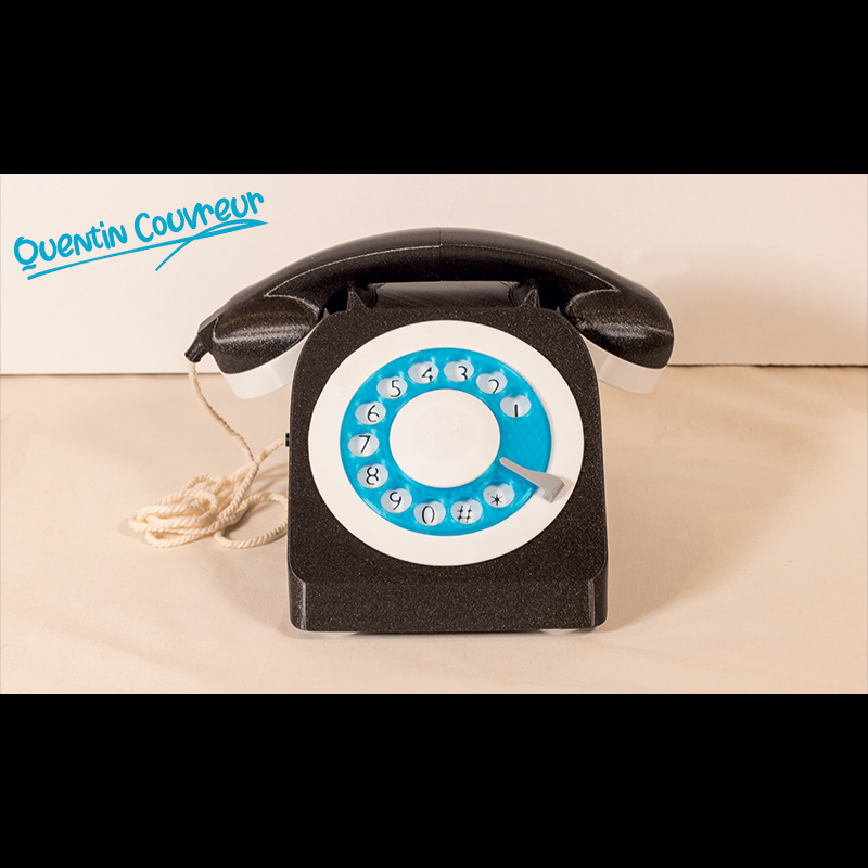 📞 Retro rotary phone・ STL File for ・Cults