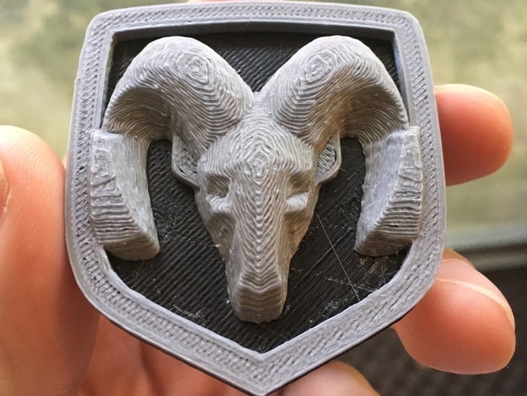 3D printing Dodge Ram Logo HD・Cults
