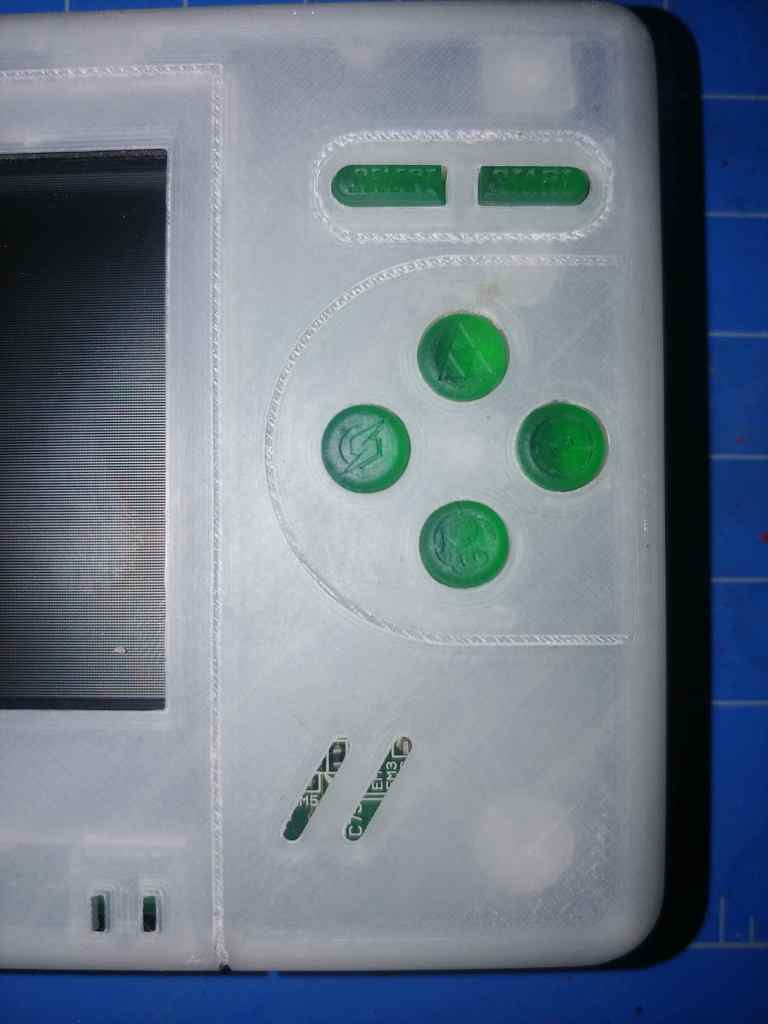 🎮 Gameboy Macro XL Flat 4 Button Face Plate・Free 3D File for ・Cults