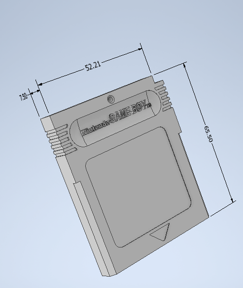 👦 GAME BOY Cartridge・ STL File for ・Cults