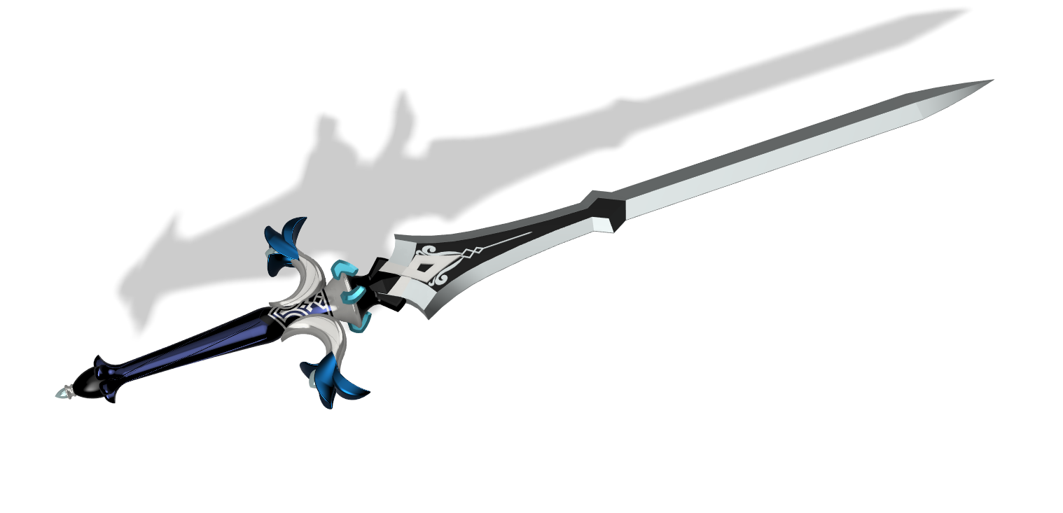 🗡️ SACRIFICIAL Sword STL FILES [Genshin Impact]・ 3D File for ・Cults