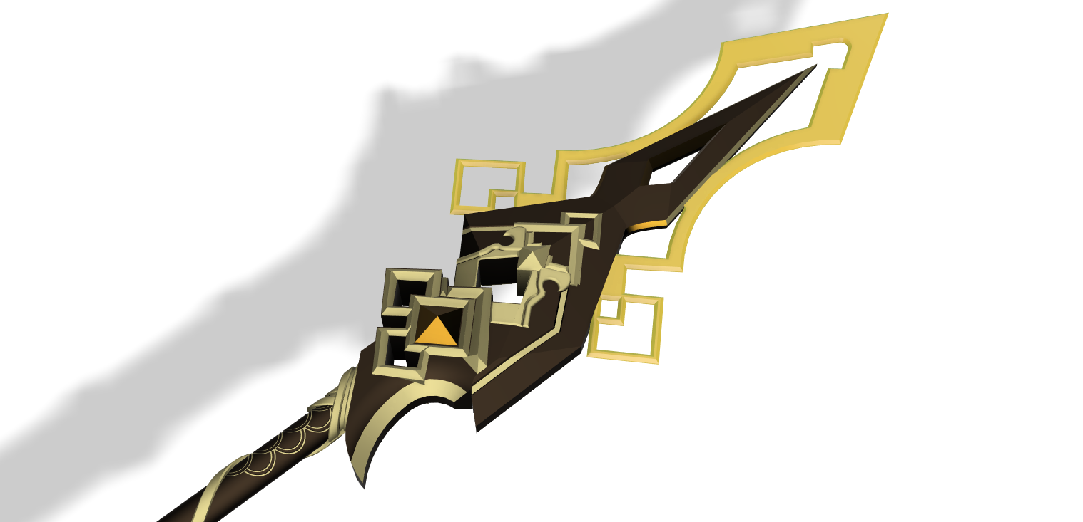 3D file ZHONGLI Vortex Vanquisher STL FILES [Genshin Impact] 🎭 ・Design ...