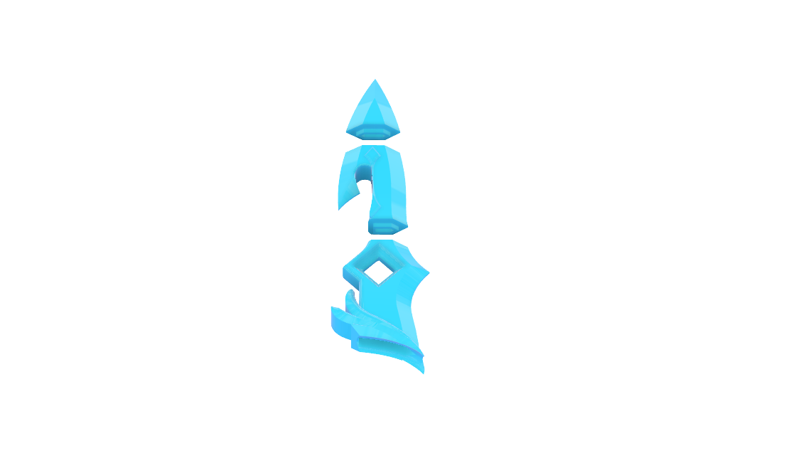 🎮 CHILDE Hydro Blades STL FILES [Genshin Impact]・ 3D File for ・Cults