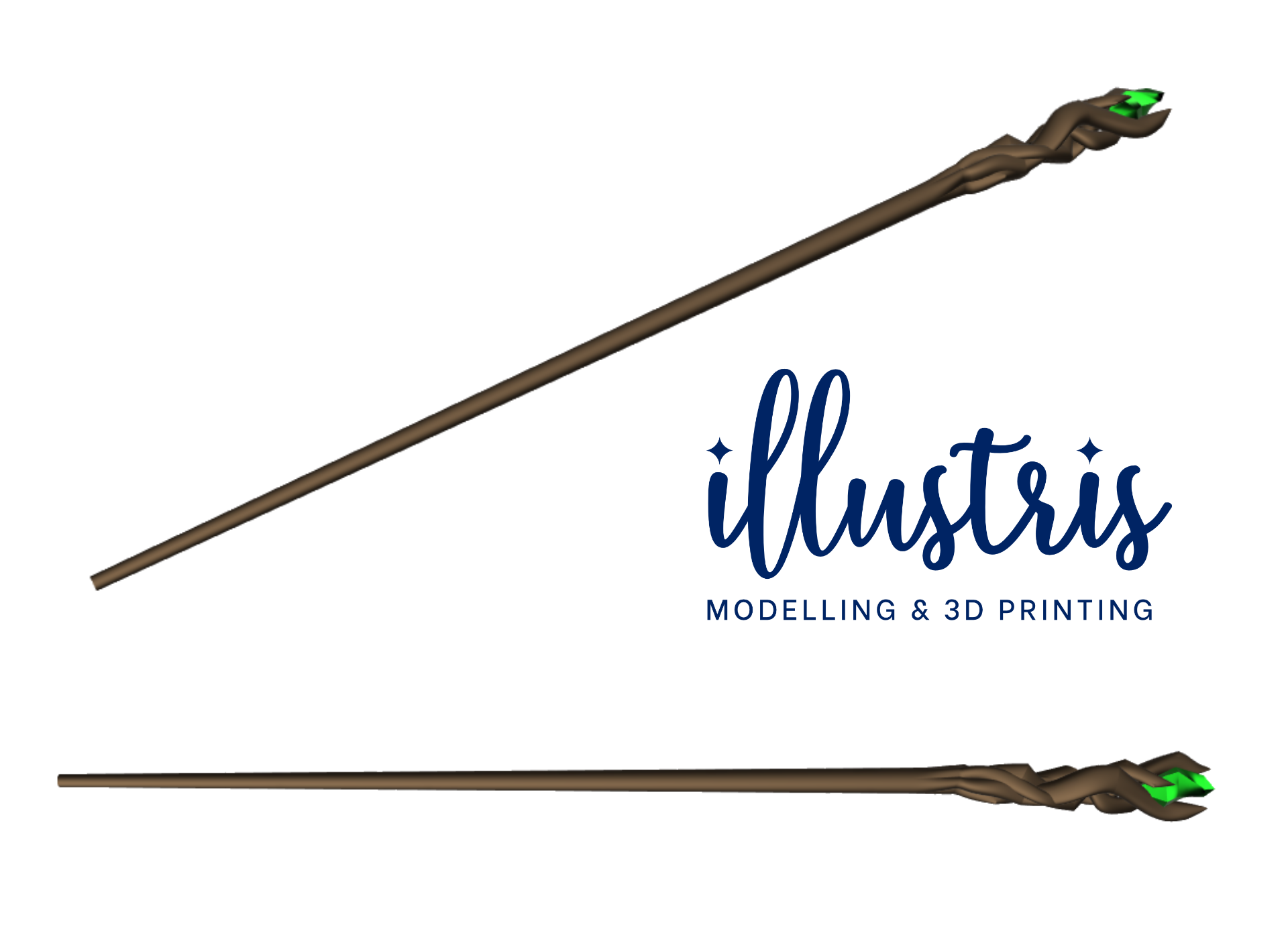 🎲 KEYLETH Staff STL FILES [Legend of Vox Machina]・ 3D File for ・Cults