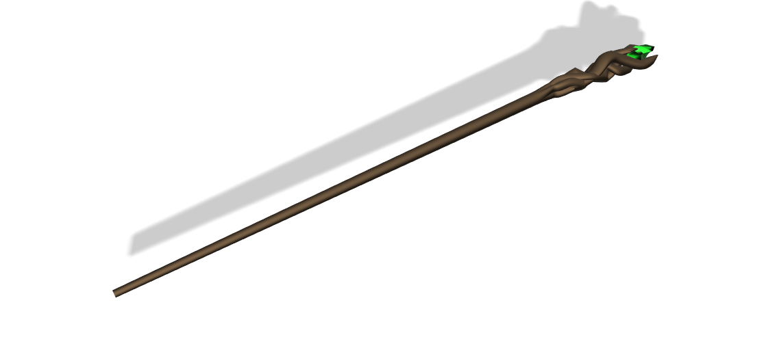 🎲 KEYLETH Staff STL FILES [Legend of Vox Machina]・ 3D File for ・Cults