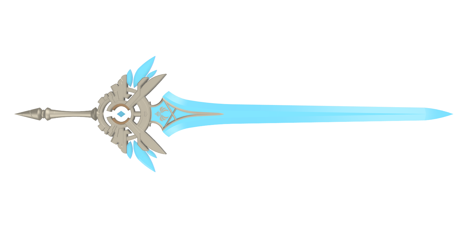 3D file SKYWARD Blade STL FILES [Genshin Impact] 🎮・Design to download ...