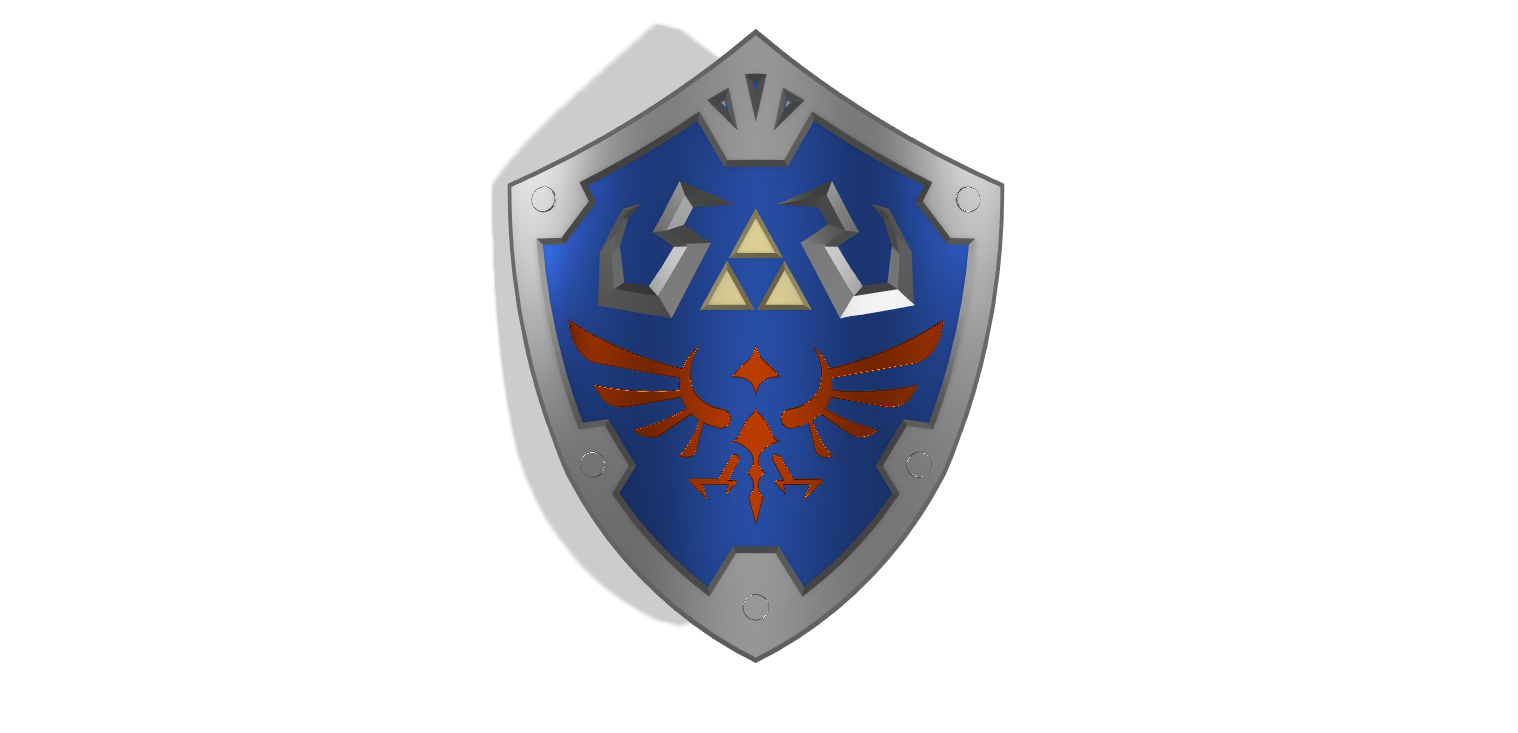 🔗 LINK Hylian Shield STL FILES [Legend of Zelda]・ 3D File for ・Cults