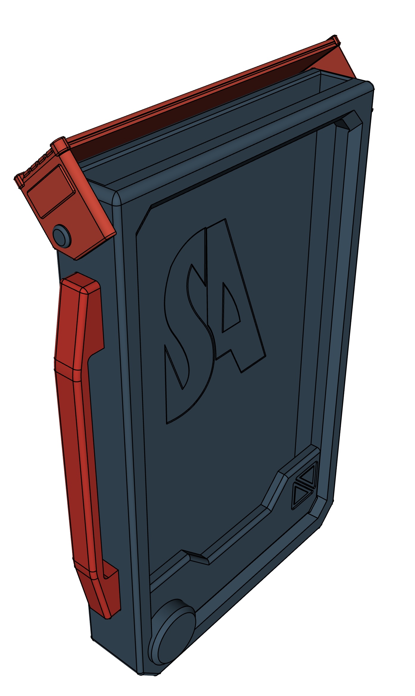 🪪 Cyberpunk / Sci Fi themed ID and Credit Card holder・ OBJ File for ・Cults