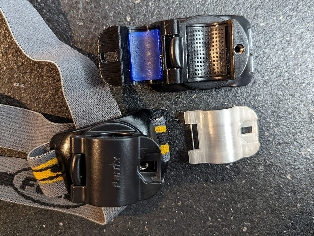 🔦 Fenix Flashlight Headband (Headlamp) Clamp Replacement・ STL File for ...