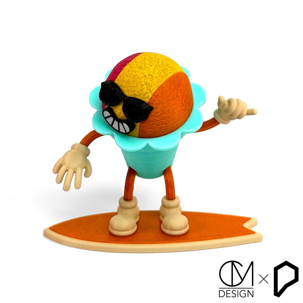 Free 3D file Shaved Ice Character 🧊 ・3D printing idea to download・Cults