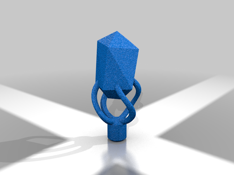 🔮 Staff topper Crystal・Free 3D File for ・Cults