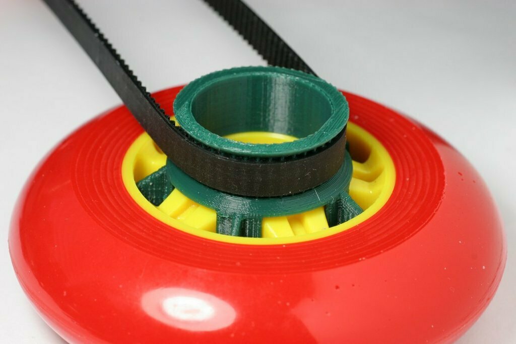 Free 3D file GT2 Pulley for Skate Wheel 🛹 ・3D print model to download・Cults