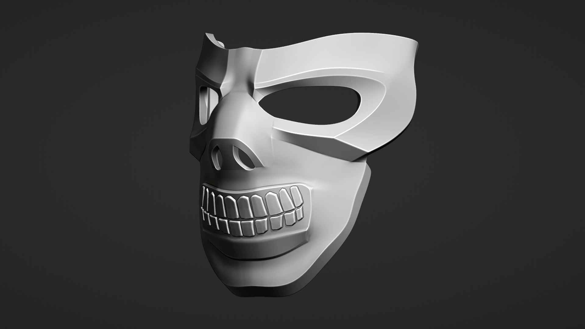 STL file Black Mask for 3D print 👫 (3MF)・3D printing template to ...