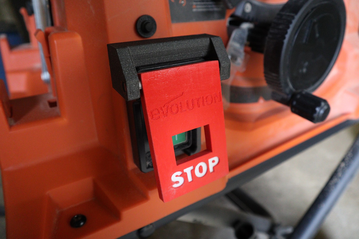 STL file Evolution Rage 5s NVR Paddle Switch for Table Saw 🪚 ・3D ...