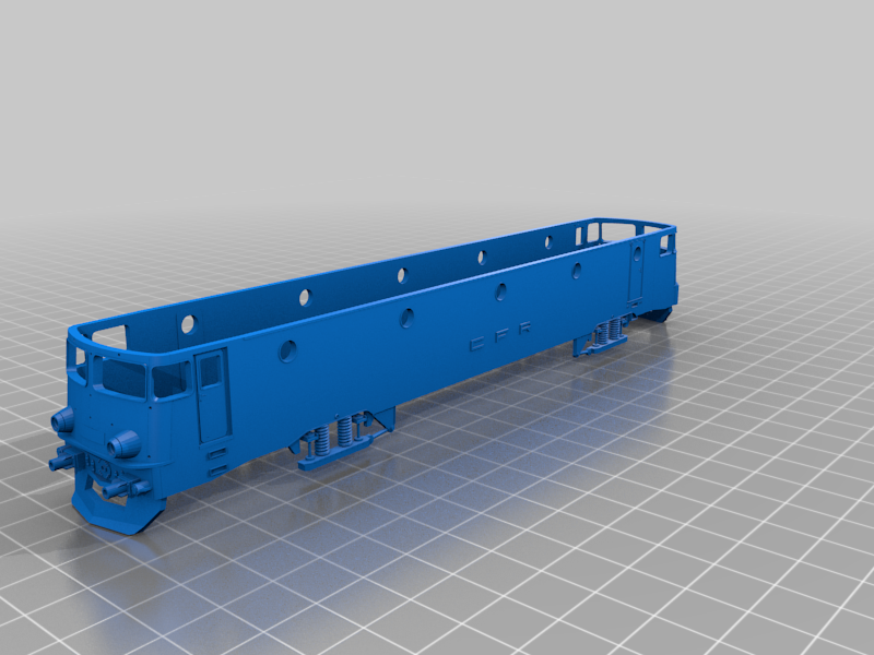 Free 3D file Locomotiva electrica CFR 060 EA electric locomotive 1:100 ...