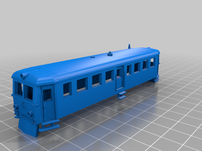 🚂 Automotor Malaxa 900 Triebwagen 1/120 scara TT Maßstab・Kostenlos 3D ...