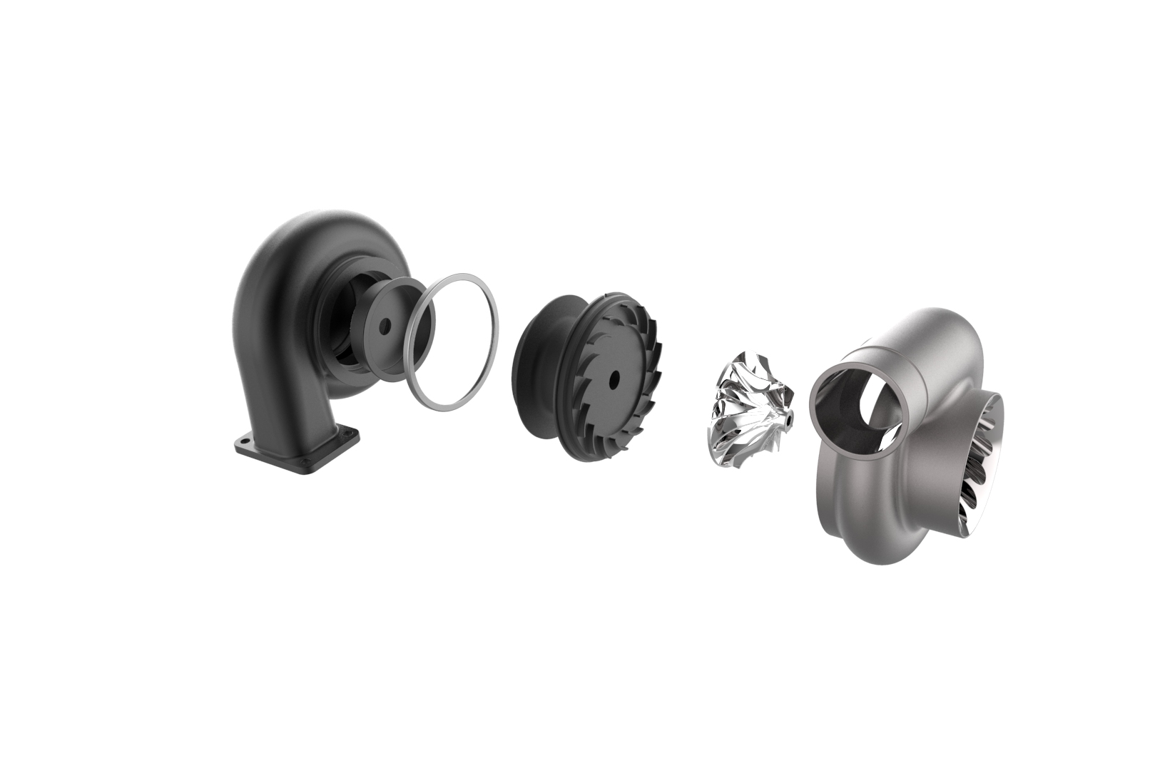 STL file Turbocharger 🧑‍🔧 (3MF and STEP)・3D print design to download・Cults