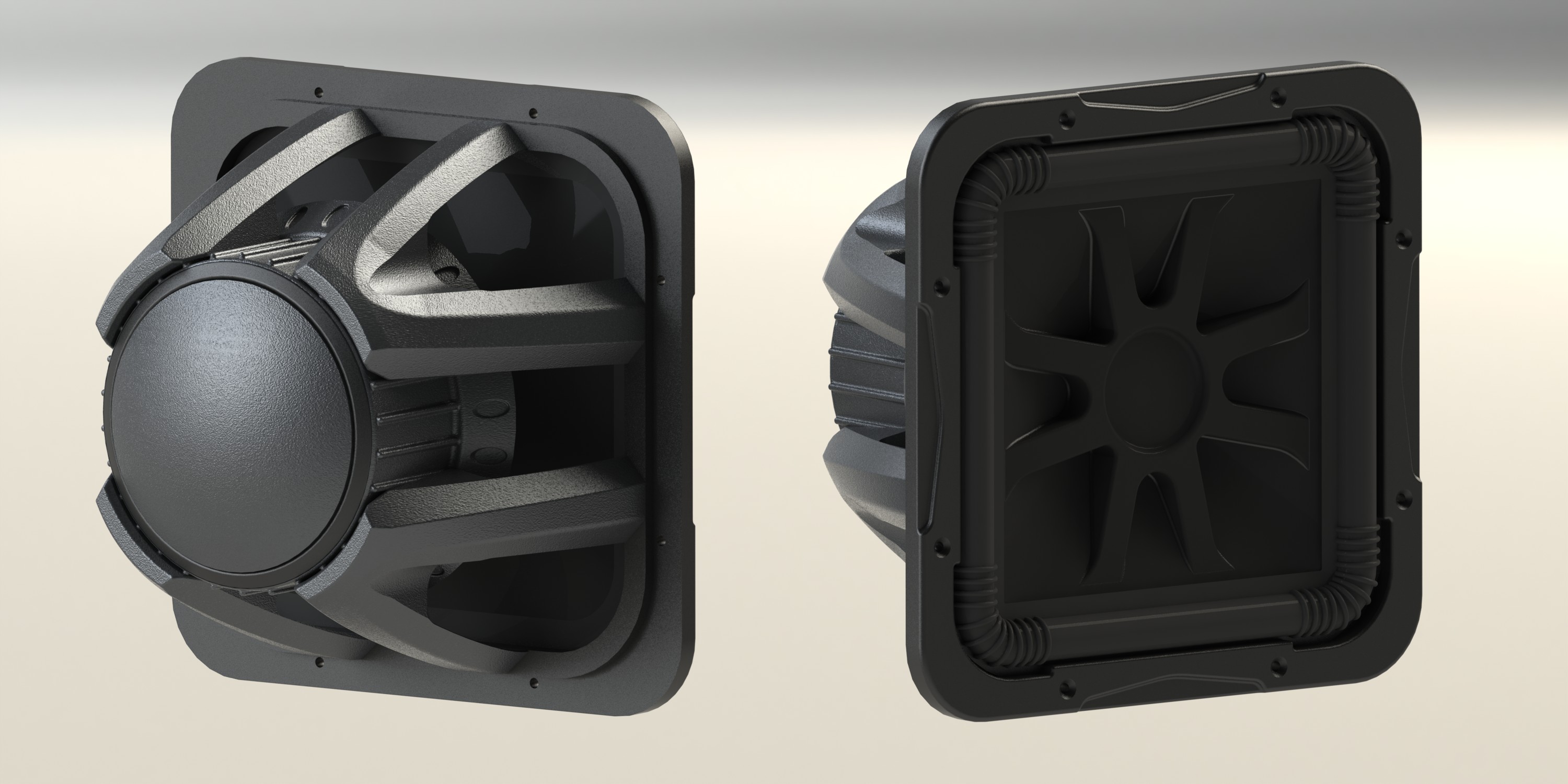 STL file Kicker 15 L7 S15L7 subwoofer 🔉 (3MF)・Template to download and ...