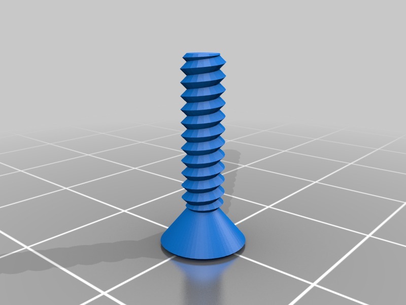 🔧 #6 screw・Free 3D File for ・Cults