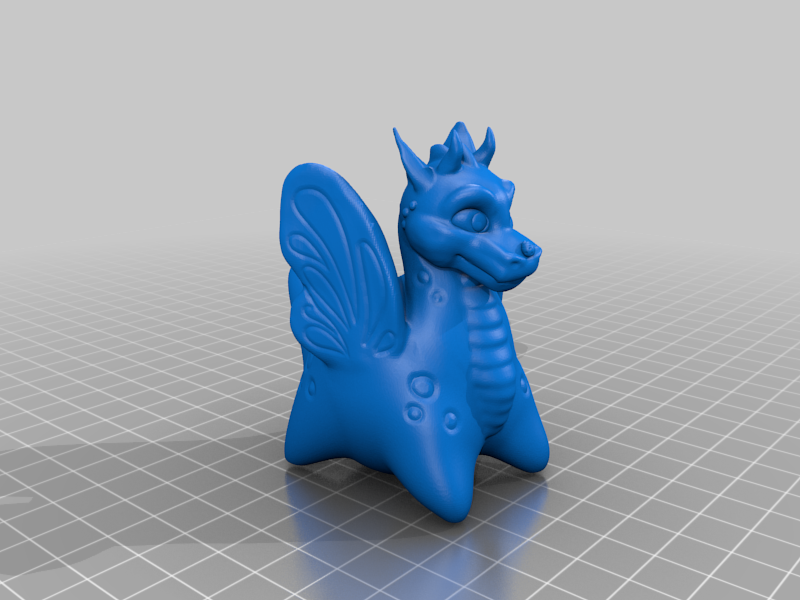 Free STL file Butterfly Dragon aka Bloop 🦋・3D printing idea to download ...