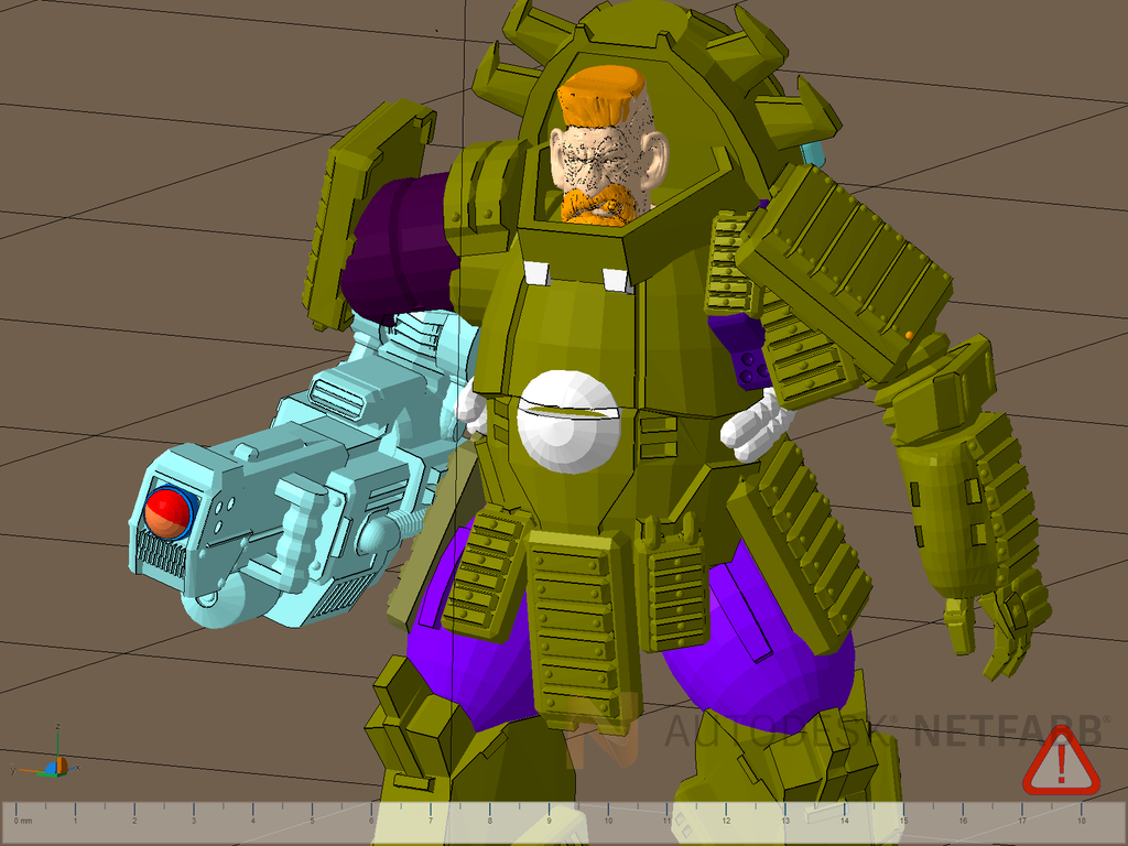 🤖 Zou battle armor・Free 3D File for ・Cults